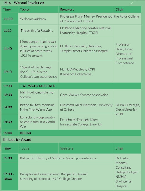 Public Lectures - Irish Medicine in War and Revolution - RCPI Heritage ...